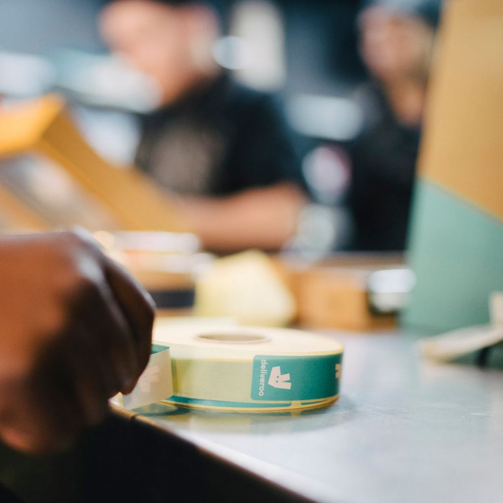 Sealing Tape & Stickers — Deliveroo Packaging
