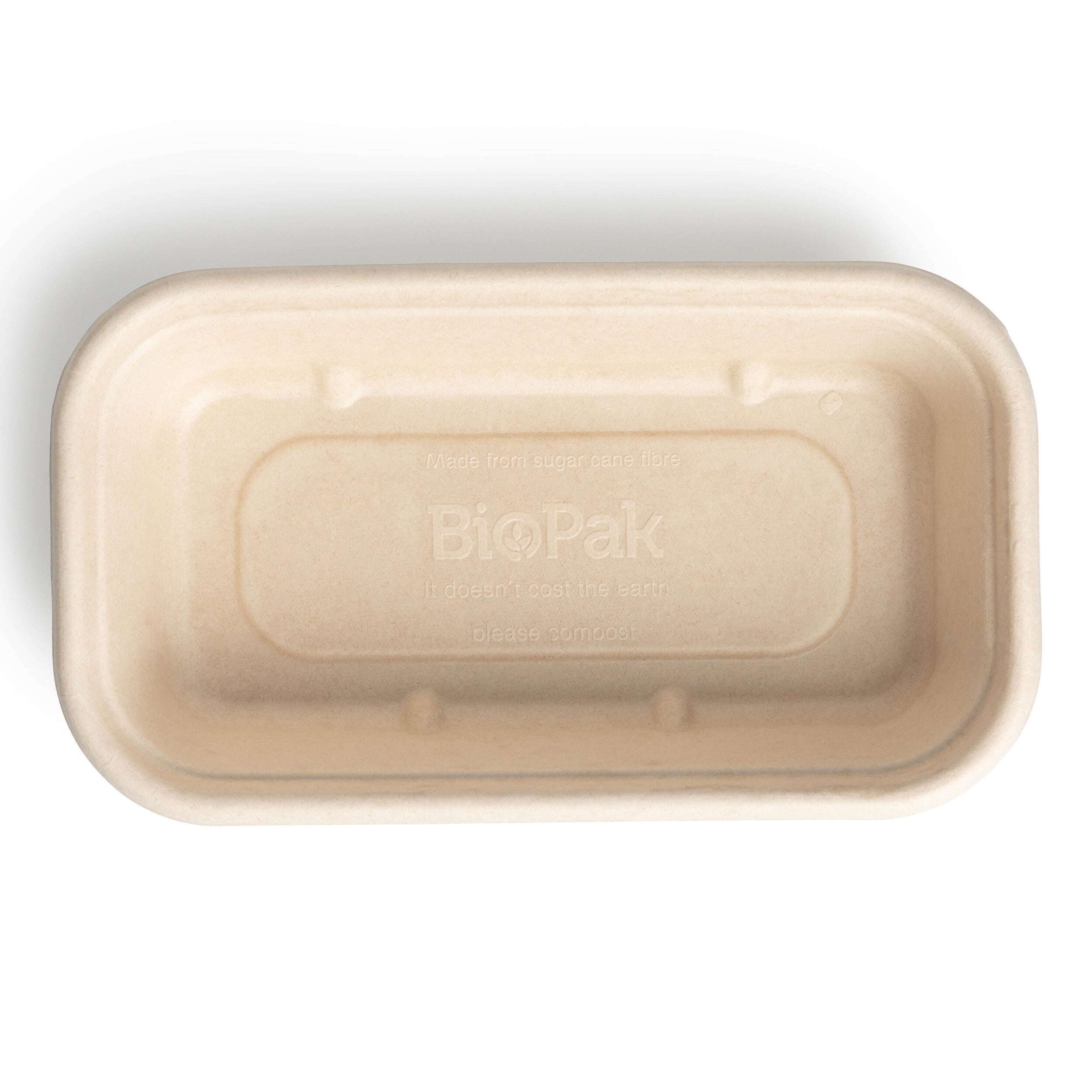 1000ml Natural BioCane Containers — Deliveroo Packaging